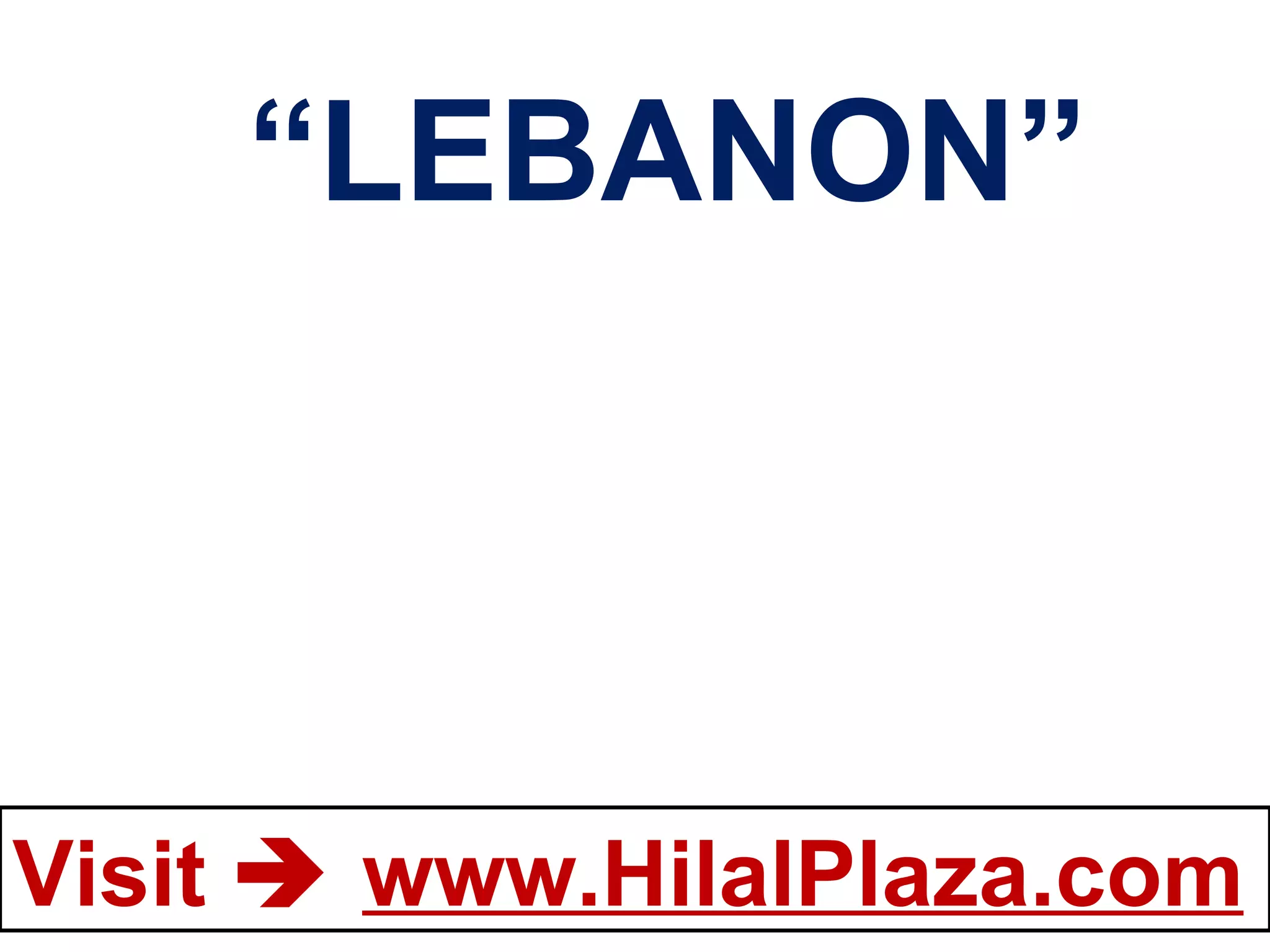 Lebanon | PPT