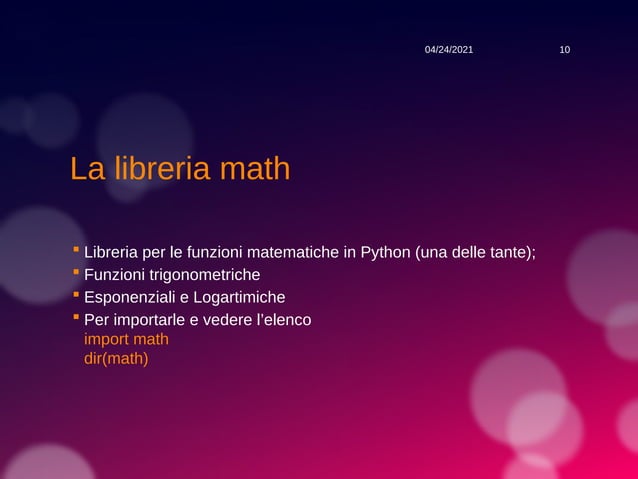 Le basi di Pytthon 3 - Fondamenti n.1 | PPT