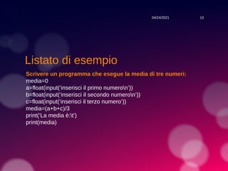Le basi di Pytthon 3 - Fondamenti n.1 | PPT | Free Download