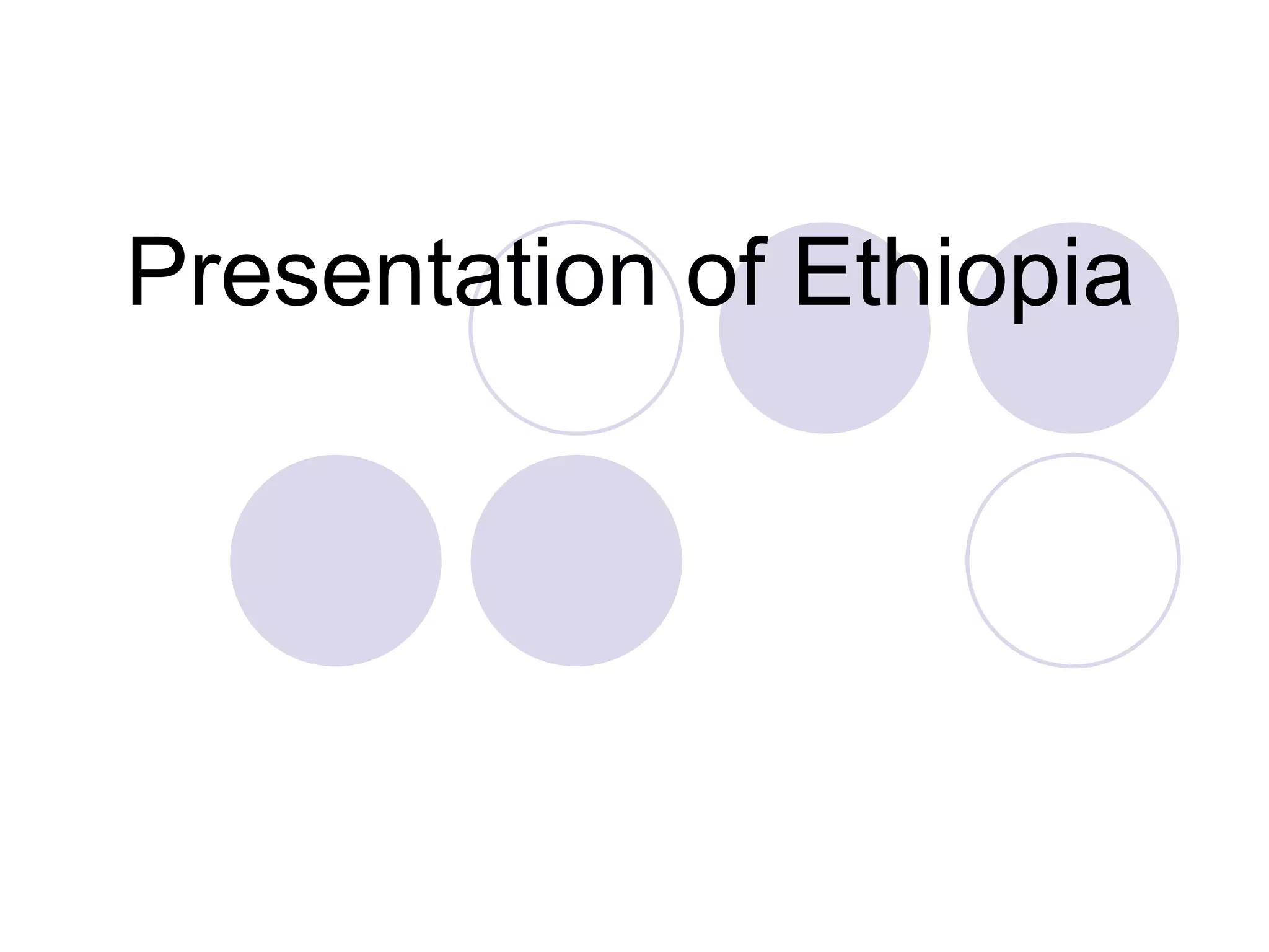 Ethiopian Slideshow | PPT
