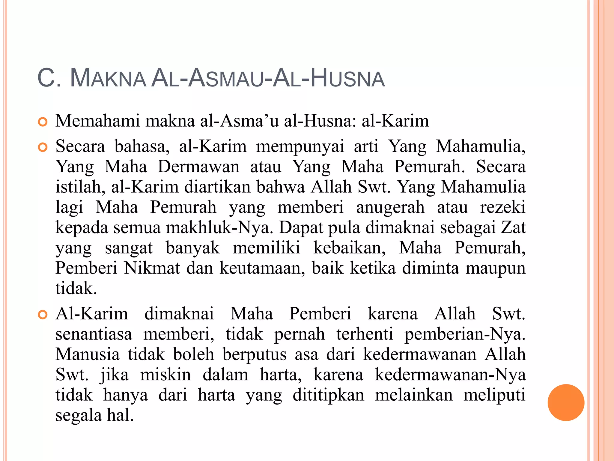 Lebih dekat dengan allah swt | PPTX