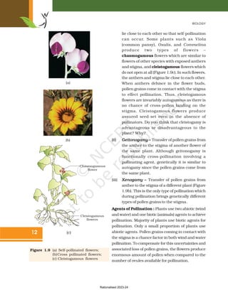 Ncert sexual reproduction in flowering plants | PDF