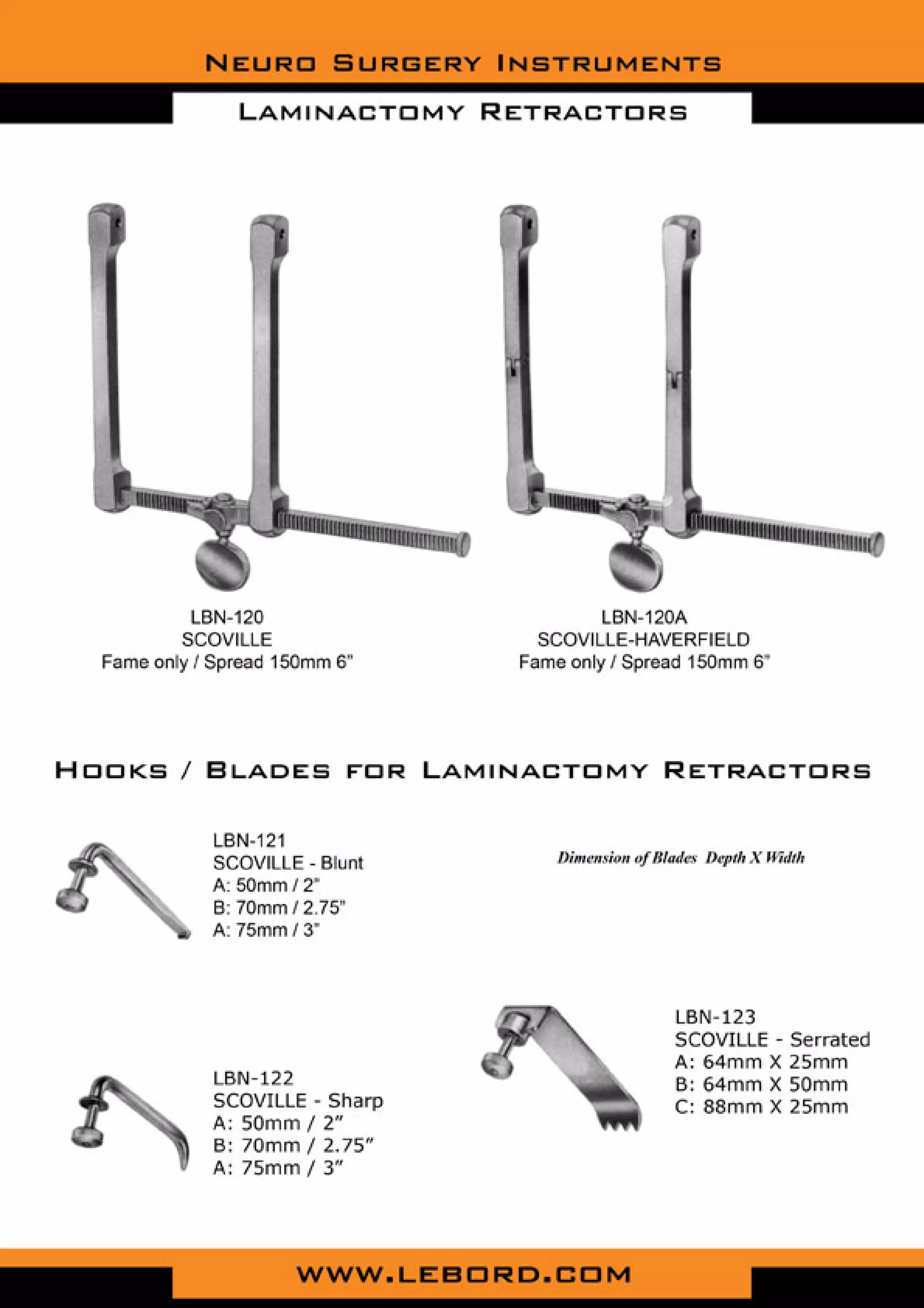 LeBord Neuro Surgery Instruments | PDF