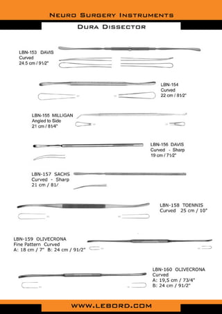 LeBord Neuro Surgery Instruments | PDF