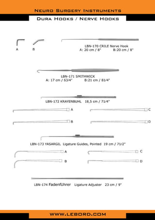 LeBord Neuro Surgery Instruments | PDF