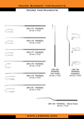 LeBord Neuro Surgery Instruments | PDF | Free Download