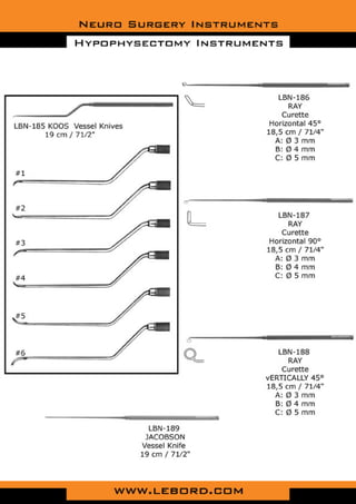 LeBord Neuro Surgery Instruments | PDF