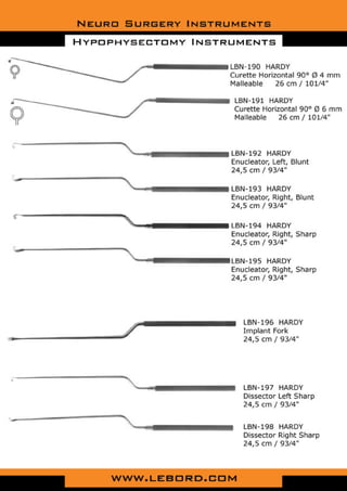 LeBord Neuro Surgery Instruments | PDF | Free Download