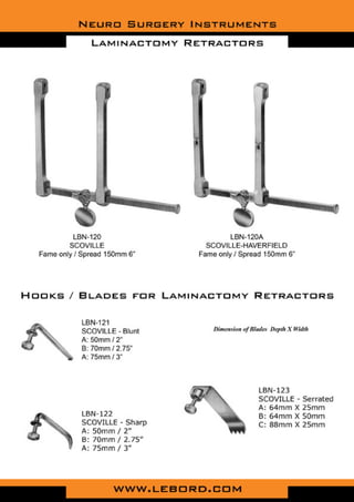 LeBord Neuro Surgery Instruments | PDF