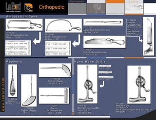 LeBord Orthopedic Catalogue (Instruments) | PPT