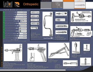 LeBord Orthopedic Catalogue (Instruments) | PPT