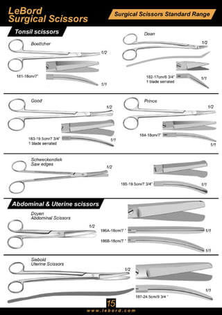 LeBord Surgical Scissors | PDF
