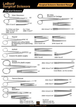 LeBord Surgical Scissors | PDF