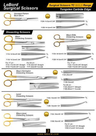 LeBord Surgical Scissors | PDF | Surgery | Medical Health