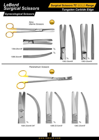 LeBord Surgical Scissors | PDF | Surgery | Medical Health
