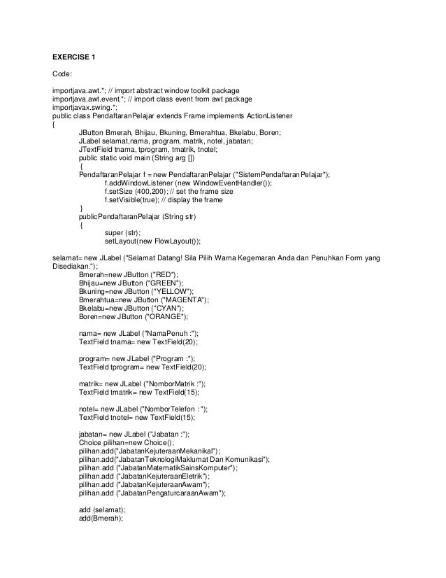 Web Programming Use Jcreator Mira