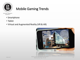 Lec 01. Mobile games development | PPT
