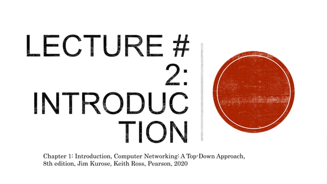 Lec-01 Introduction Computer Networks... | PPT