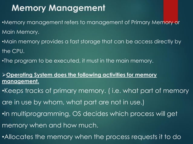 Introduction To Operating System Lecture Pdf