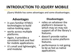 Jquery Mobile | PPT