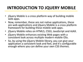 jQuery Mobile | PPTX