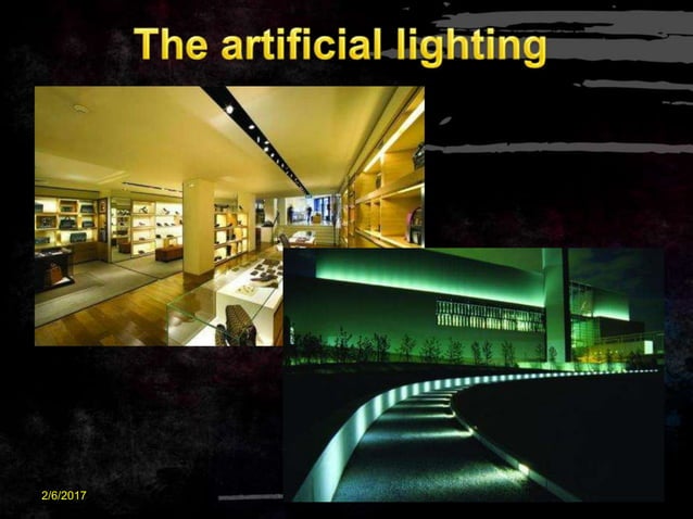 Introduction to lighting design for architect and interior designers | PPTX