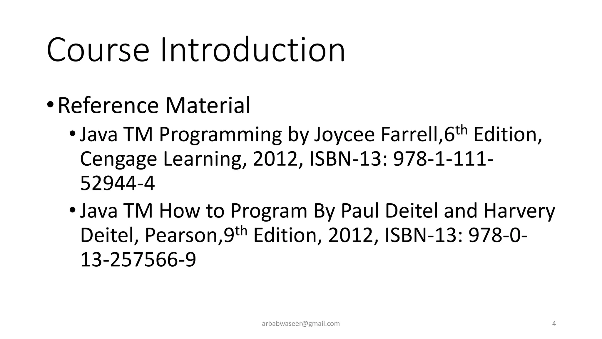 Lec 1 1 Object Oriented Programming Ppt