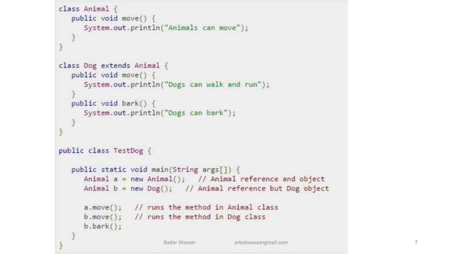 Lec 1.7 Object Oriented Programming | PPT