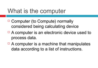 History Of Computers | PPT