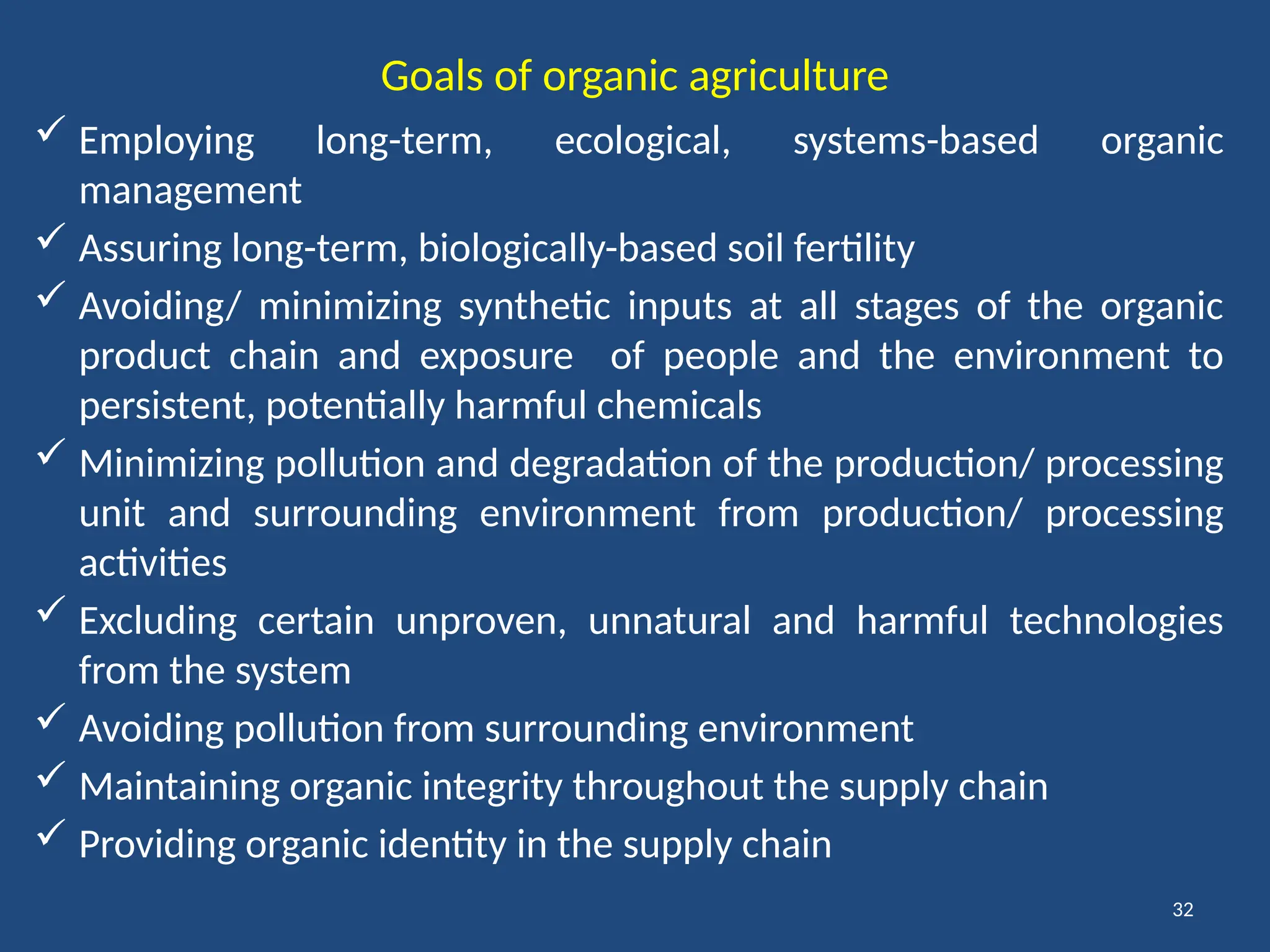 Organic farming: definition-prospects- principles and concepts- History ...