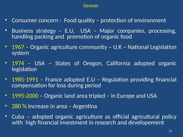 Organic farming: definition-prospects- principles and concepts- History ...