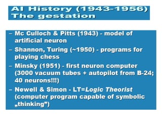 Artificial intelligent Lec 1-ai-introduction- | PPT
