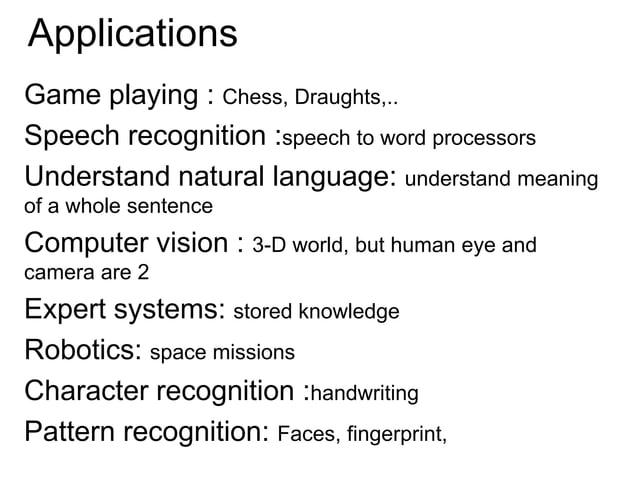 Artificial intelligent Lec 1-ai-introduction- | PPT