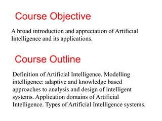 Artificial intelligent Lec 1-ai-introduction- | PPT