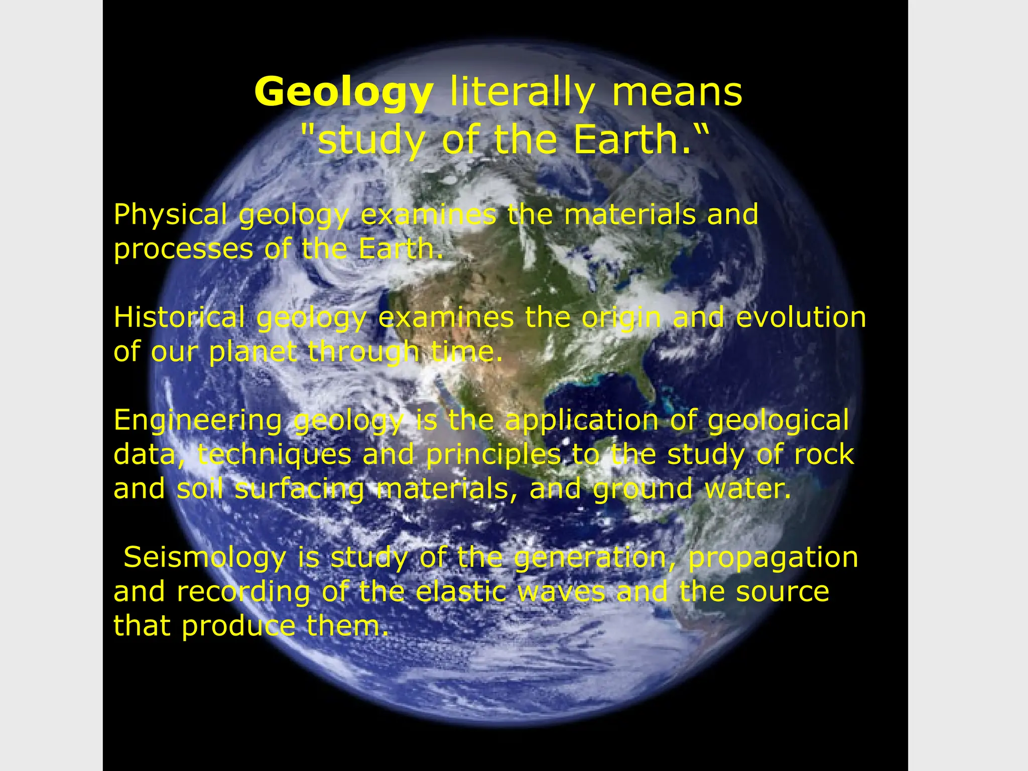 Engineering geology ppt basics description | PPT