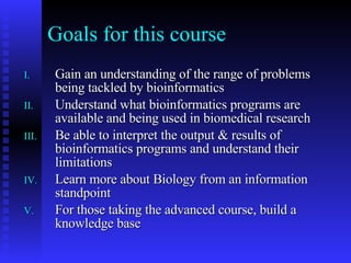 Bioinformatics | PPT