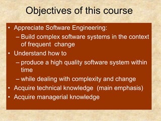 Software Engineering Lec 1-introduction | PPT