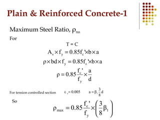 Lec 10-flexural analysis and design of beamns | PPT