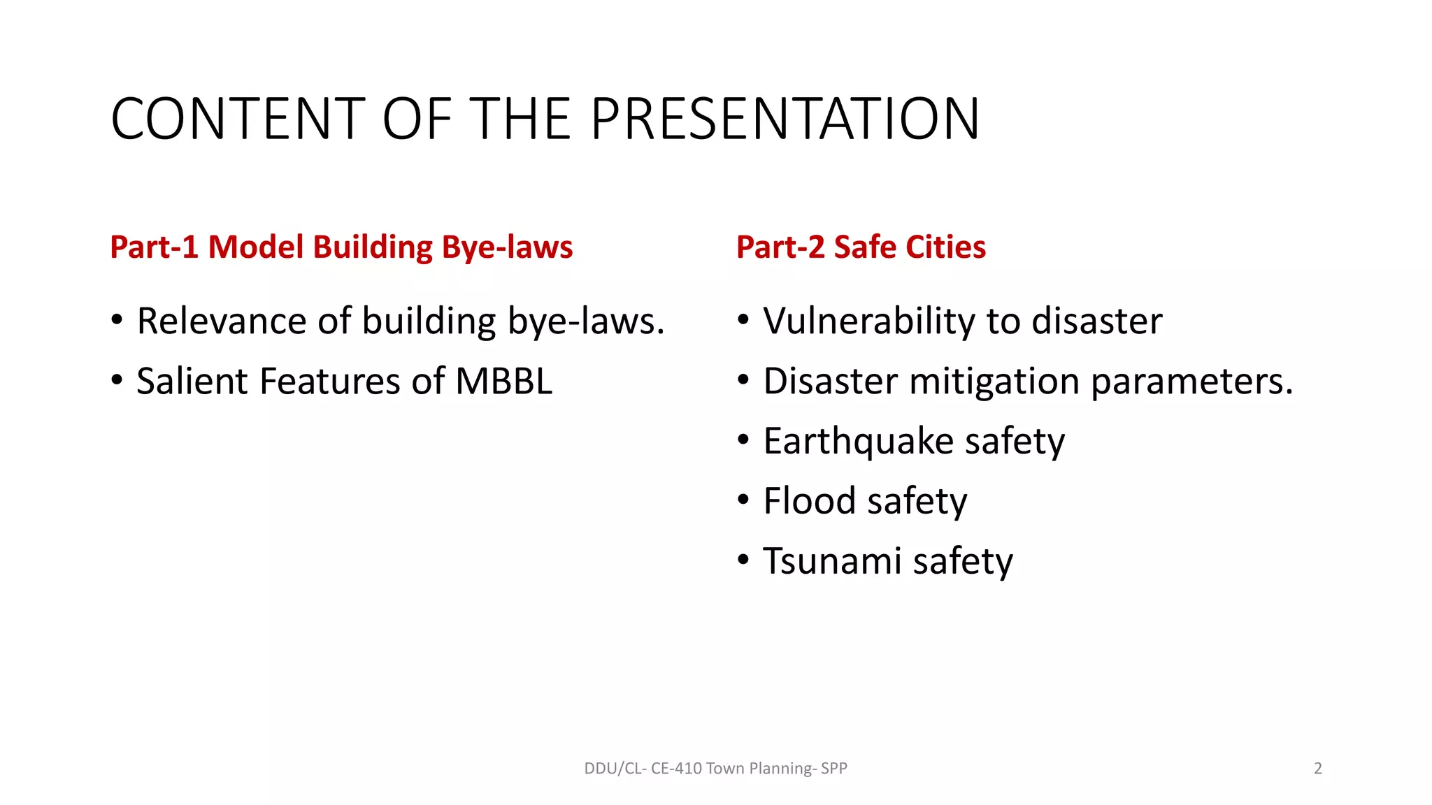 Lec-10 Model Building Bye Laws & Disaster Preparedness Govt of India.pptx