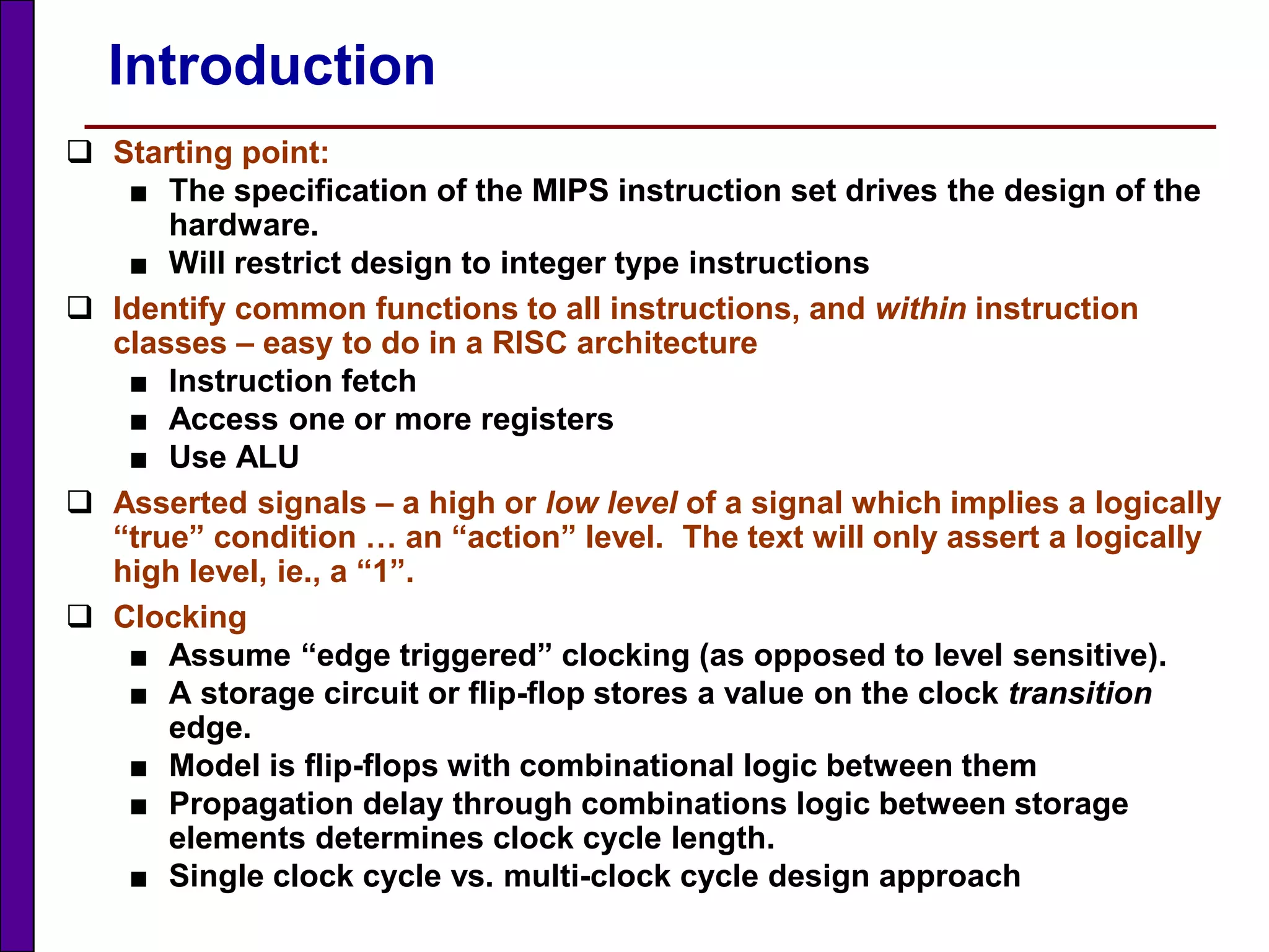 Lec 12 15 Mips Instruction Set Processor Ppt