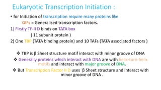 Prokaryotic transcription | PPTX