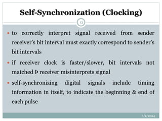 Lec-12-DCN.pptx about digital transmission and conversions | PPT