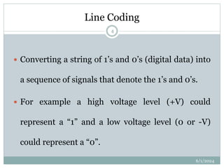 Lec-12-DCN.pptx about digital transmission and conversions | PPT