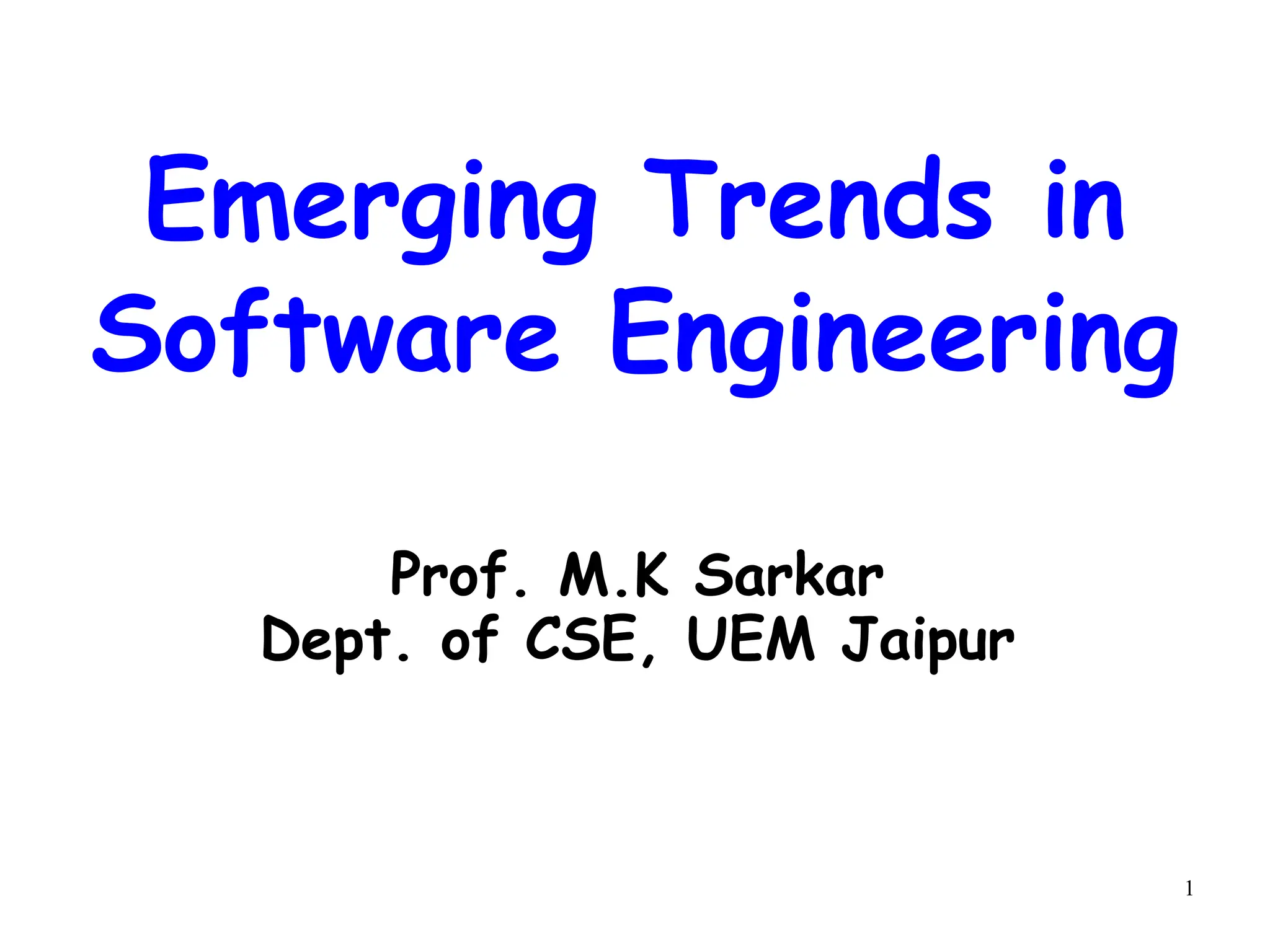 Lec-13_EmergingTrend.ppt................ | PPT