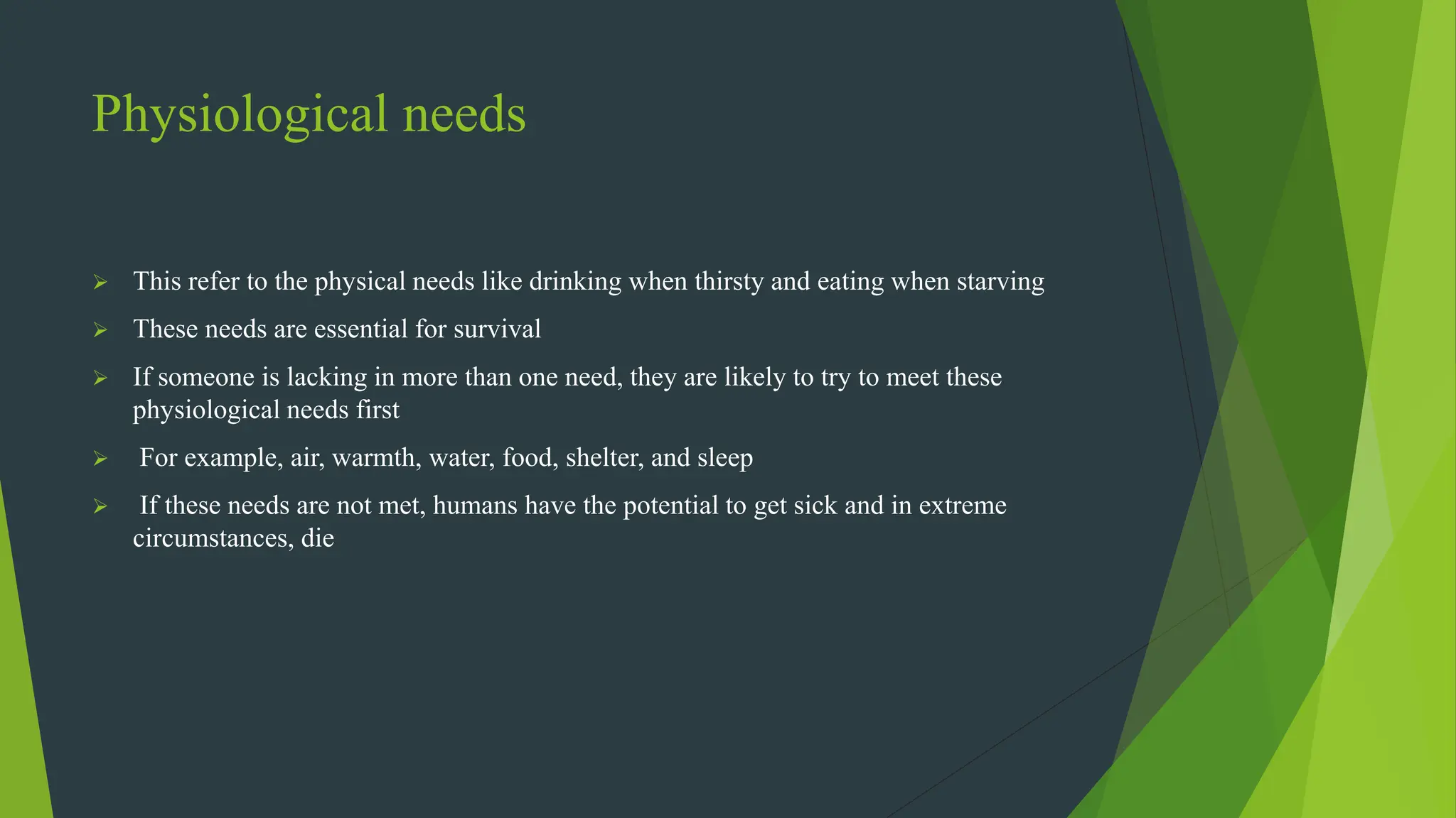 Lec-14-1.pptx Hierarchy of Needs Theory (Maslow) | PPT