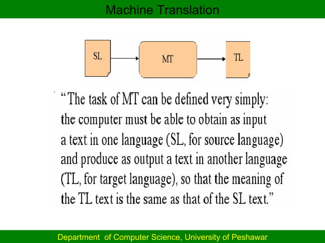 Lec 15,16,17 NLP.machine translation | PPT | Programming Languages | Computing