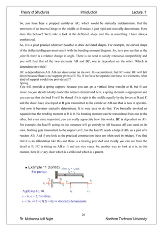 Lec.2 statically determinate structures & statically indeterminate ...