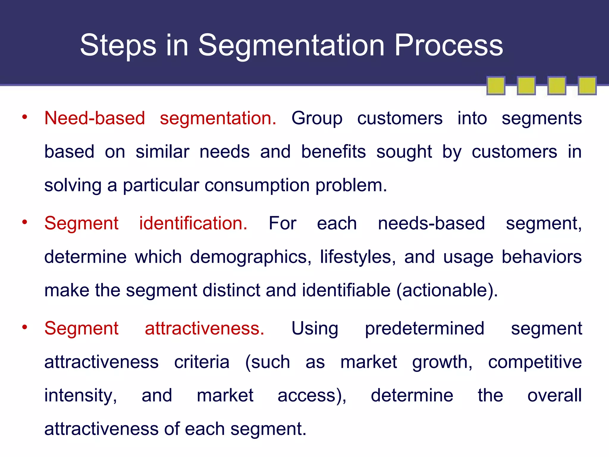 Identifying Market Segments and Targets / Marketing Management By Kotler Keller | PPT