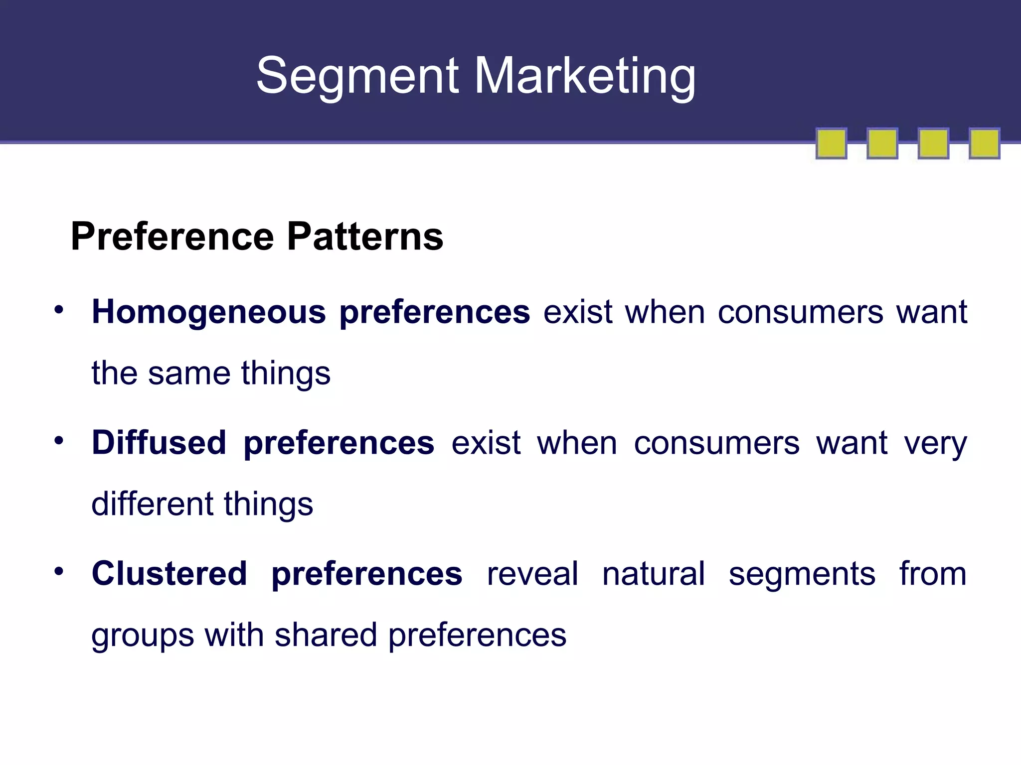 Identifying Market Segments and Targets / Marketing Management By ...
