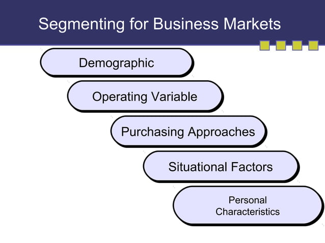 Identifying Market Segments and Targets / Marketing Management By ...